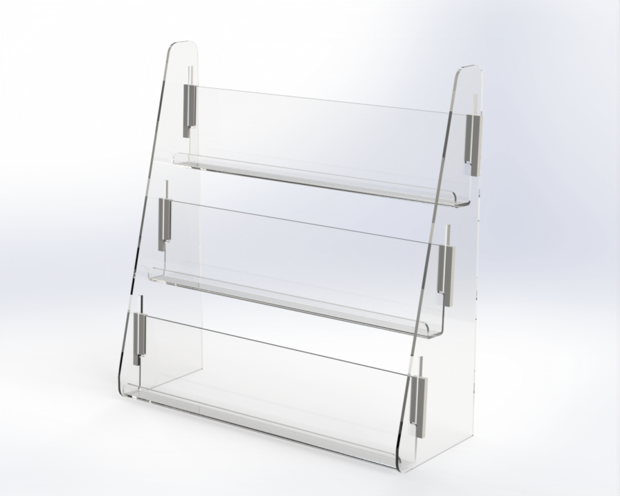 Acrylic Card Display Shelf – sfixture